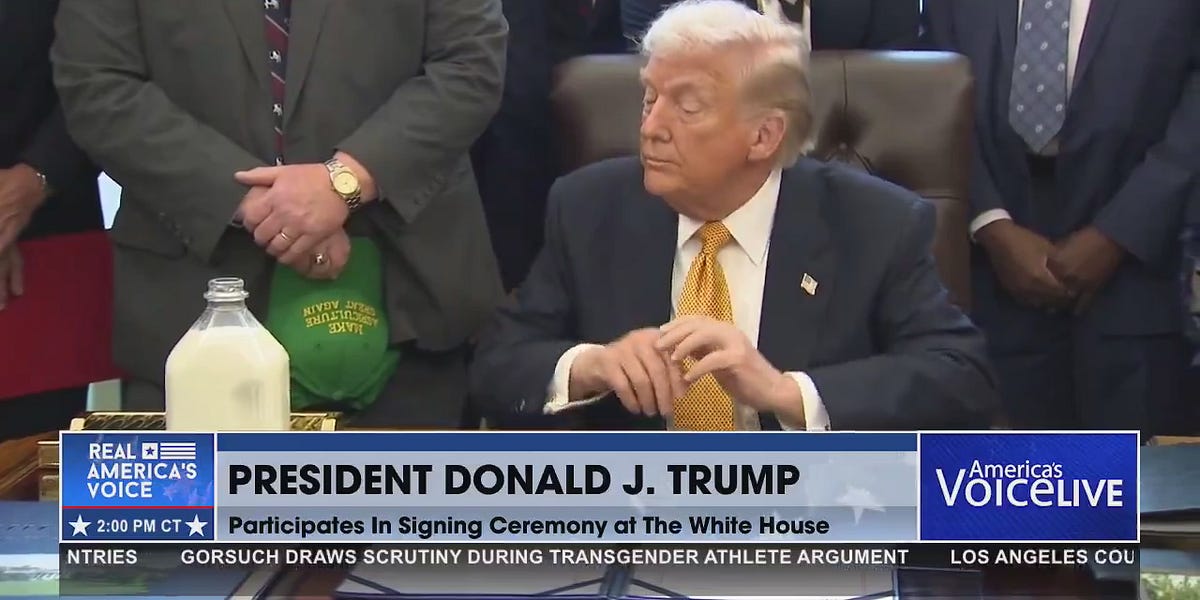 POTUS HAS SIGNED TWO EXECUTIVE ORDERS