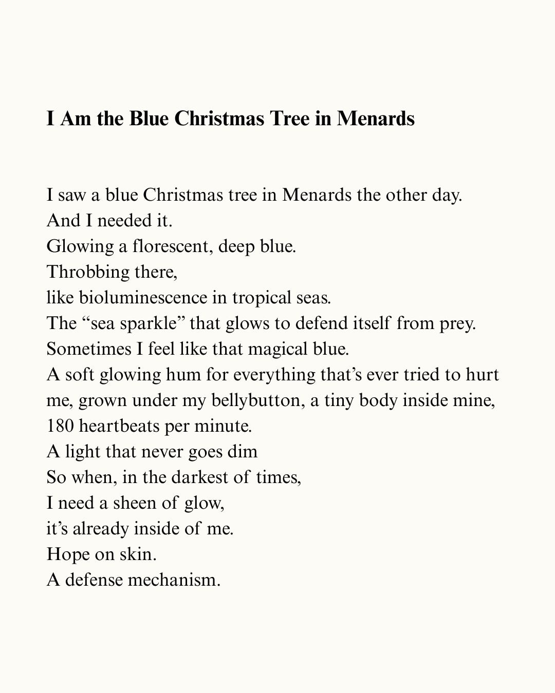 The story of the blue Christmas tree - by Brittany Chaffee