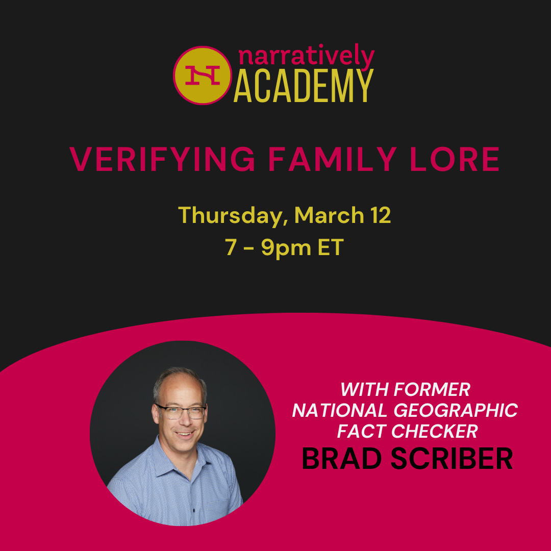Verifying Family Lore - Narratively Academy