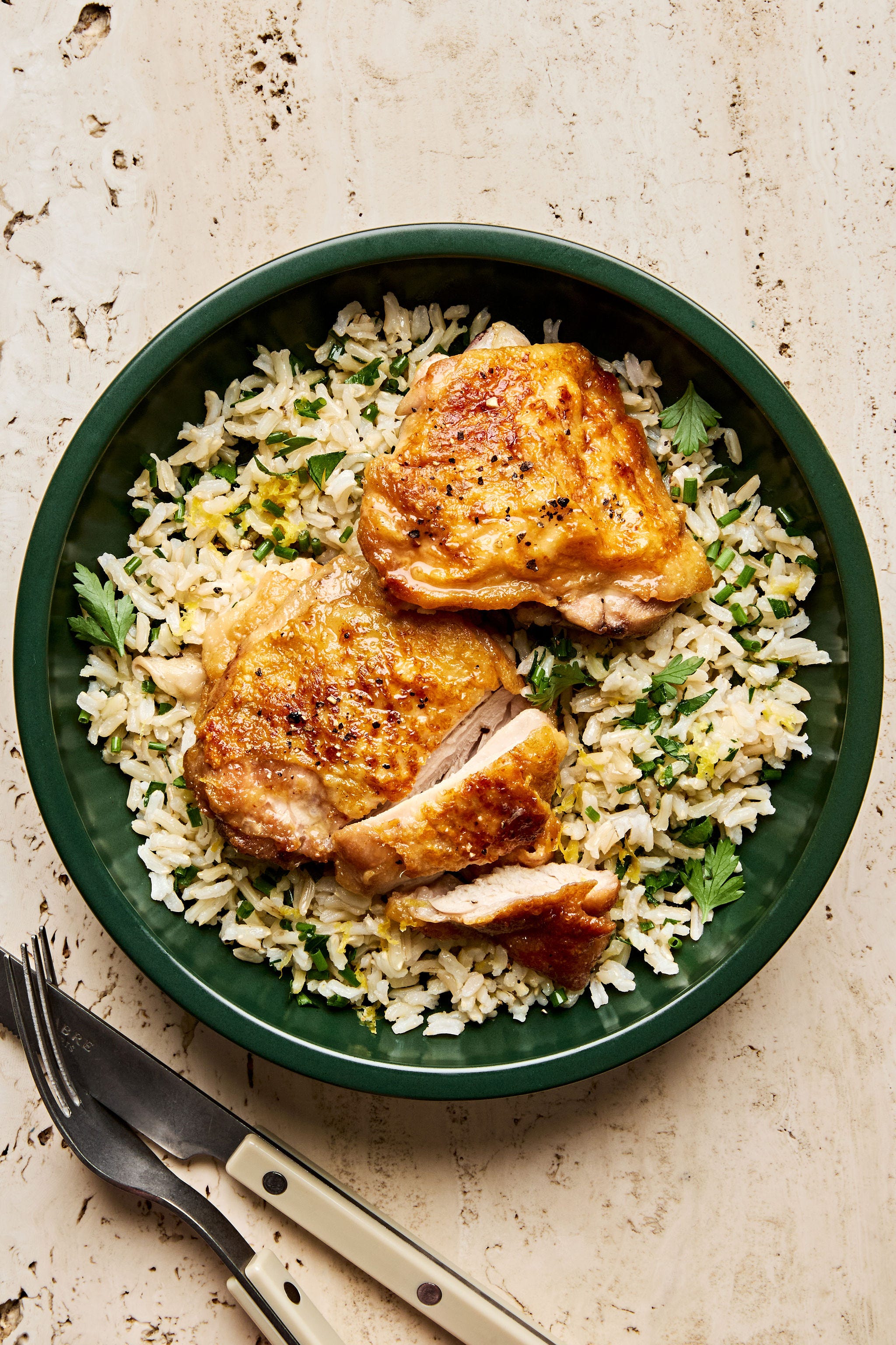 Chicken and Herby Rice - by Natalie Mortimer