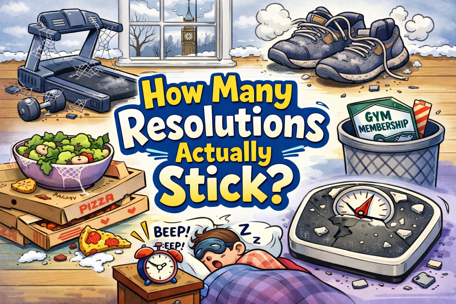 How Many Resolutions Actually Stick? - by the UK carnivore