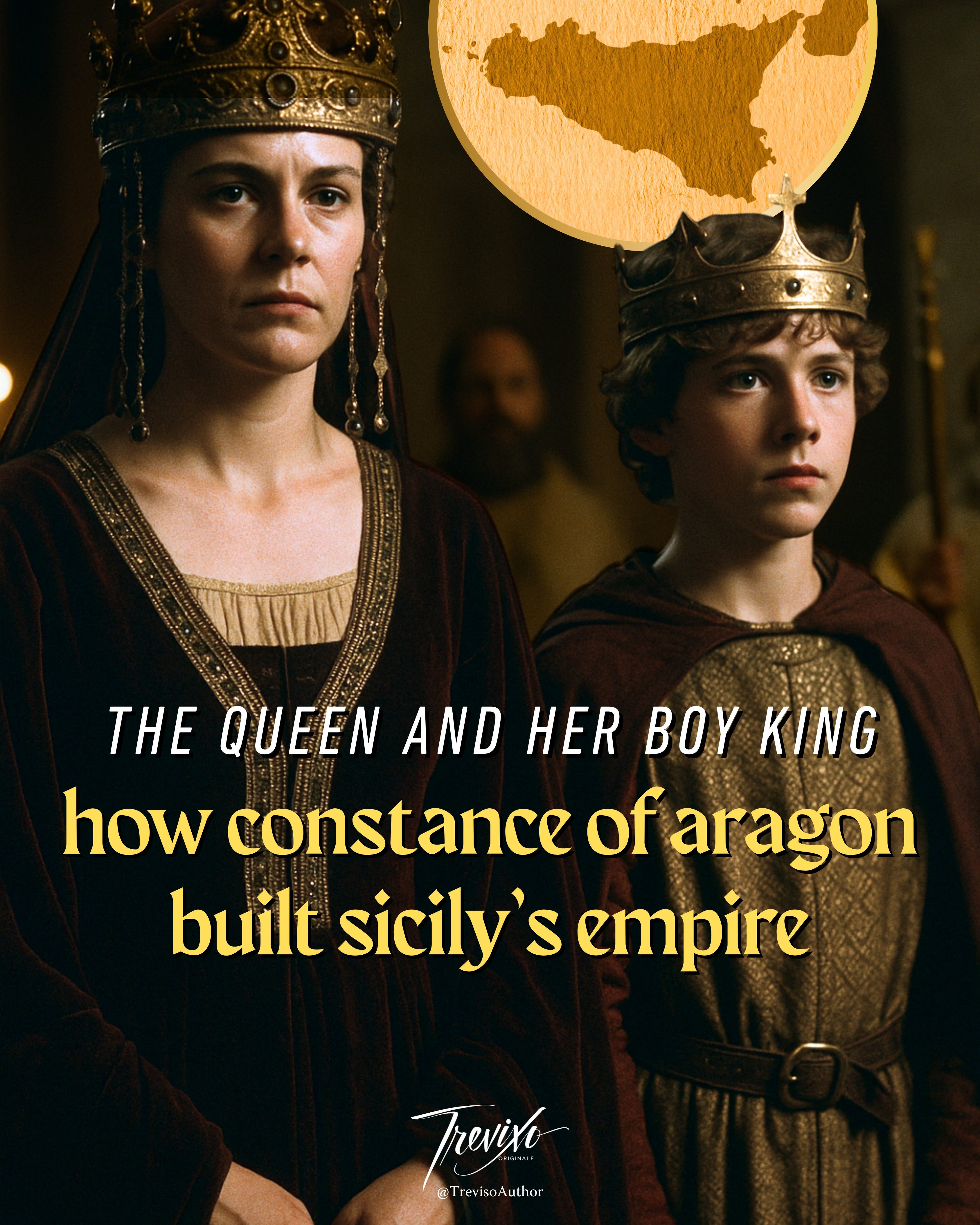 The Queen and Her Boy King: How Constance of Aragon Built Sicily’s Empire