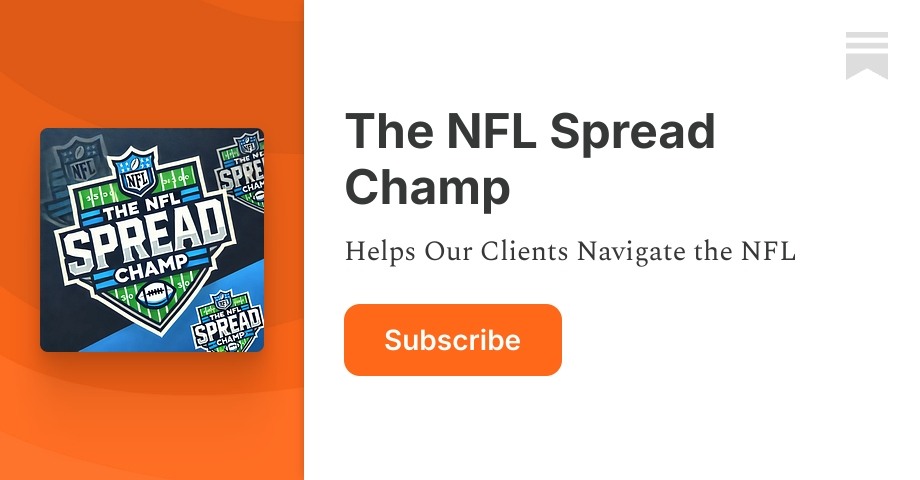 The NFL Spread Champ | Substack