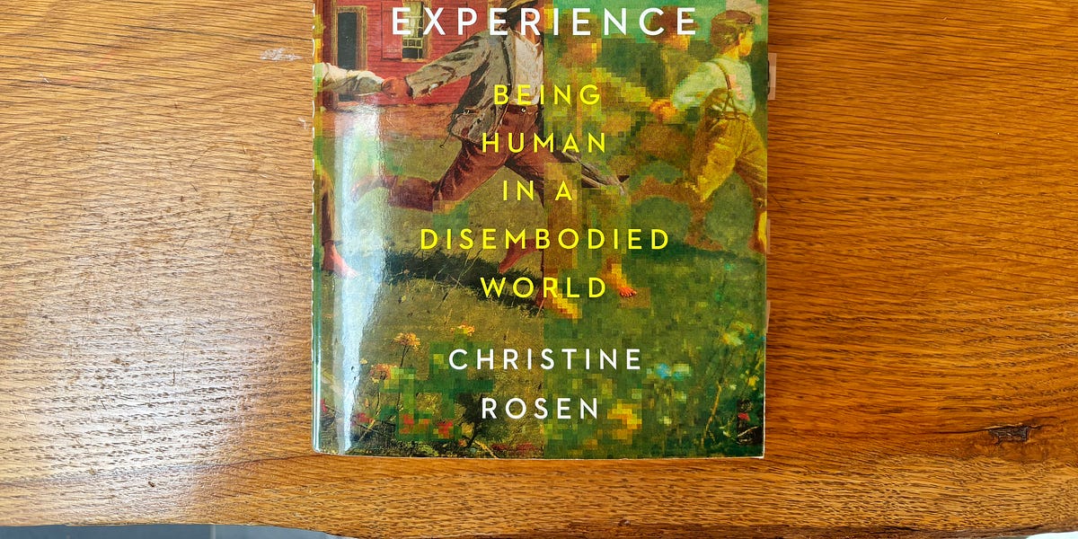'The Extinction of Experience' (book review)
