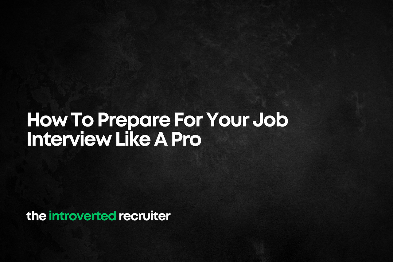The Introverted Recruiter | Lee Harding | Substack