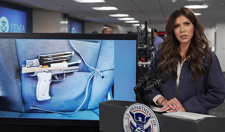 Kristi Noem’s Reckless Lies – non veni pacem