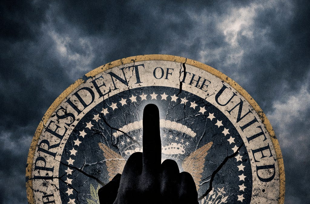 Trump’s Favorite Gesture to America Has Always Been the Middle Finger