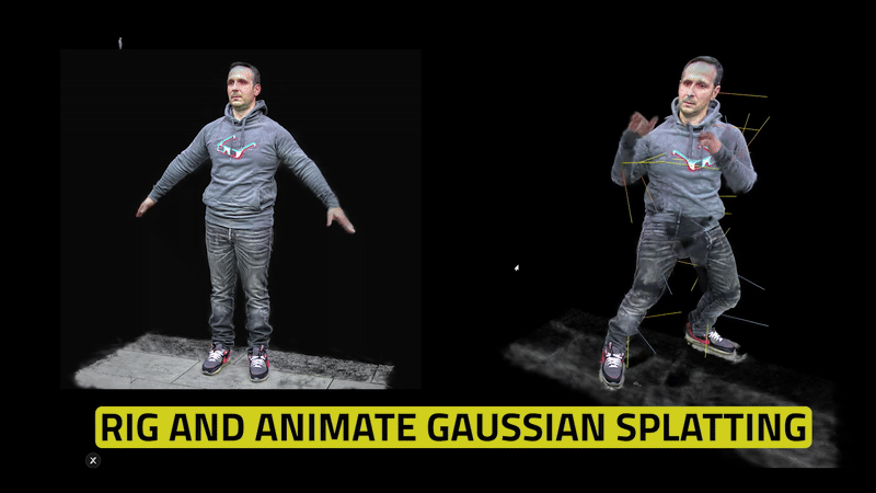 Create Animated Gaussian Splatting - by Gabriele Romagnoli