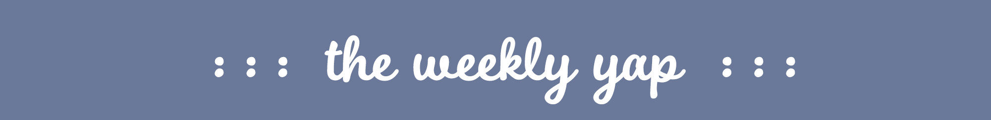 the weekly yap 01 - the smitten kitchen digest