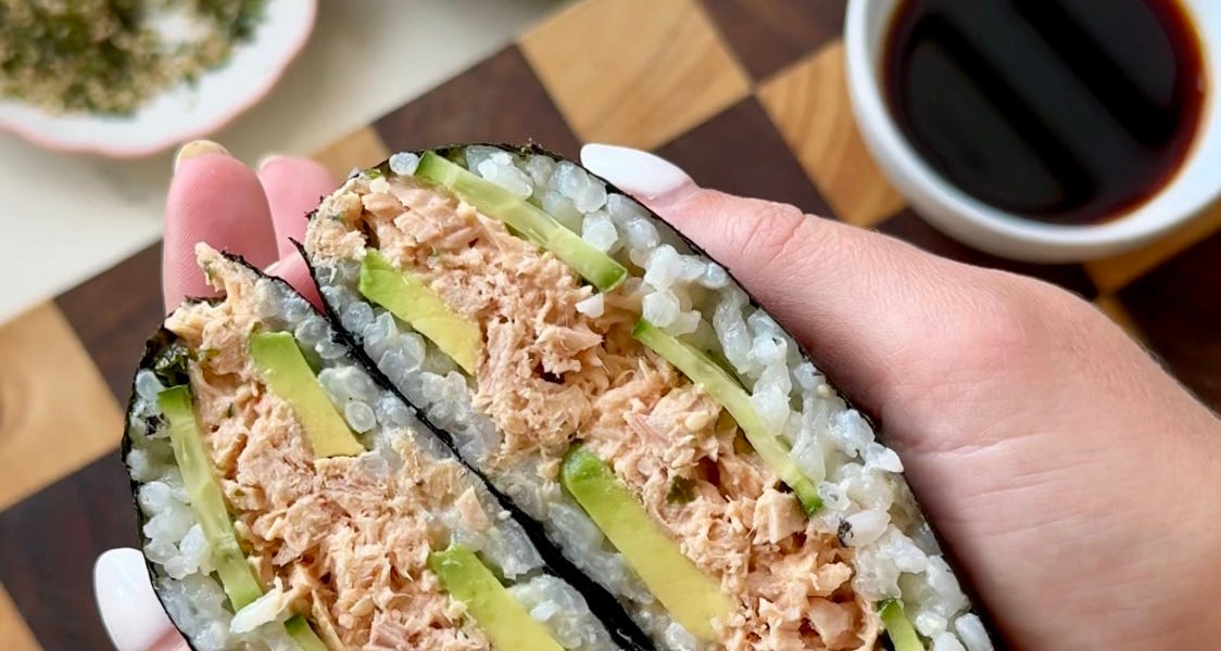 BANG BANG TUNA ONIGIRAZU 🔥 - Recipes by Victoria
