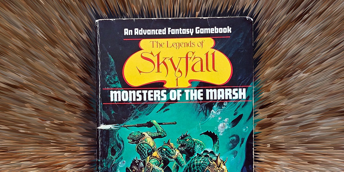 Rediscovered Relic: Monsters of the Marsh Advanced Fantasy Gamebook