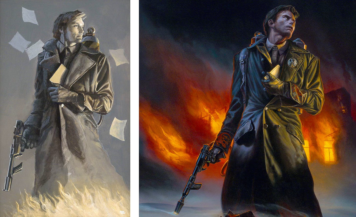 FAHRENHEIT 451 - The Art of Michael Whelan