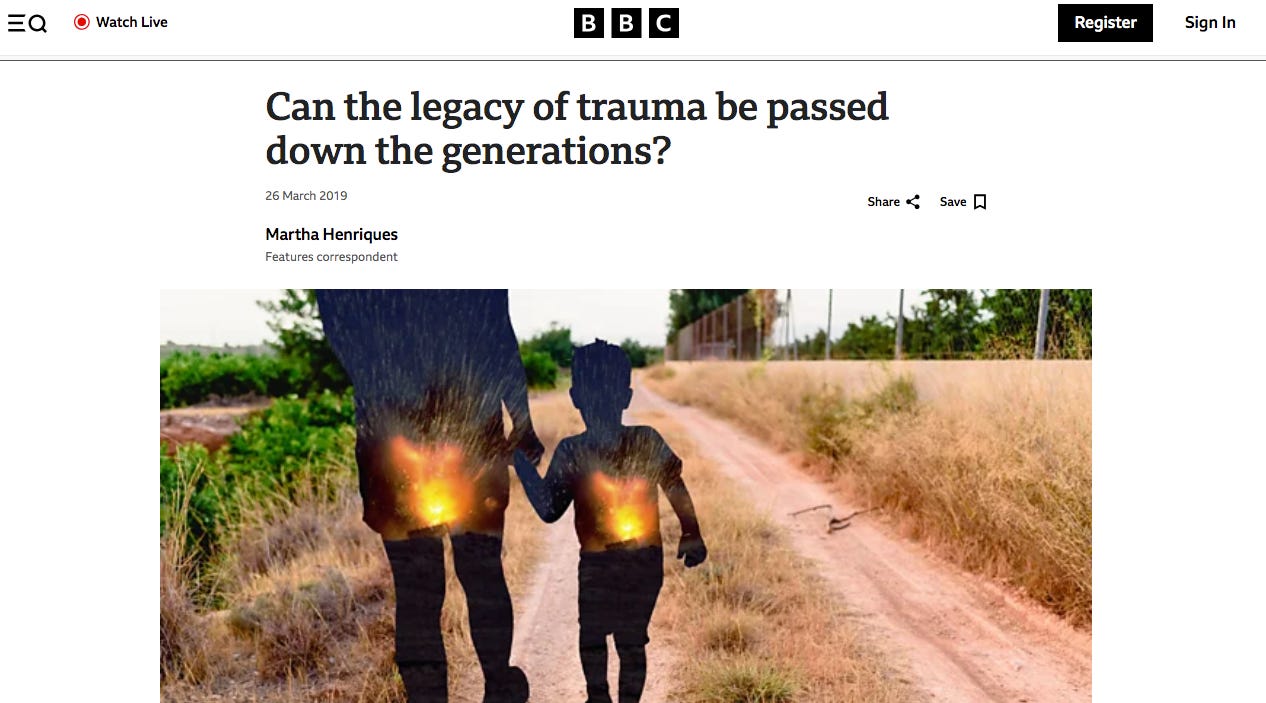 Dis-ease as an Expression of Intergenerational Trauma