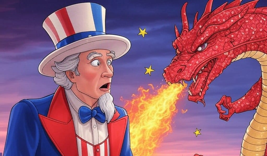 The Red Dragon Strikes Back - by Lau Vegys