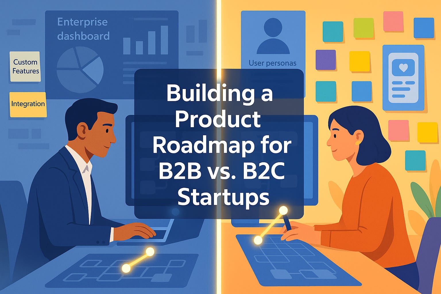How to build a Product Roadmap for B2B vs. B2C Startups?