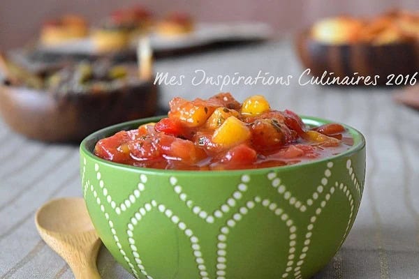 🥭Sauce Salsa mexicaine a la mangue, recette maison🥭