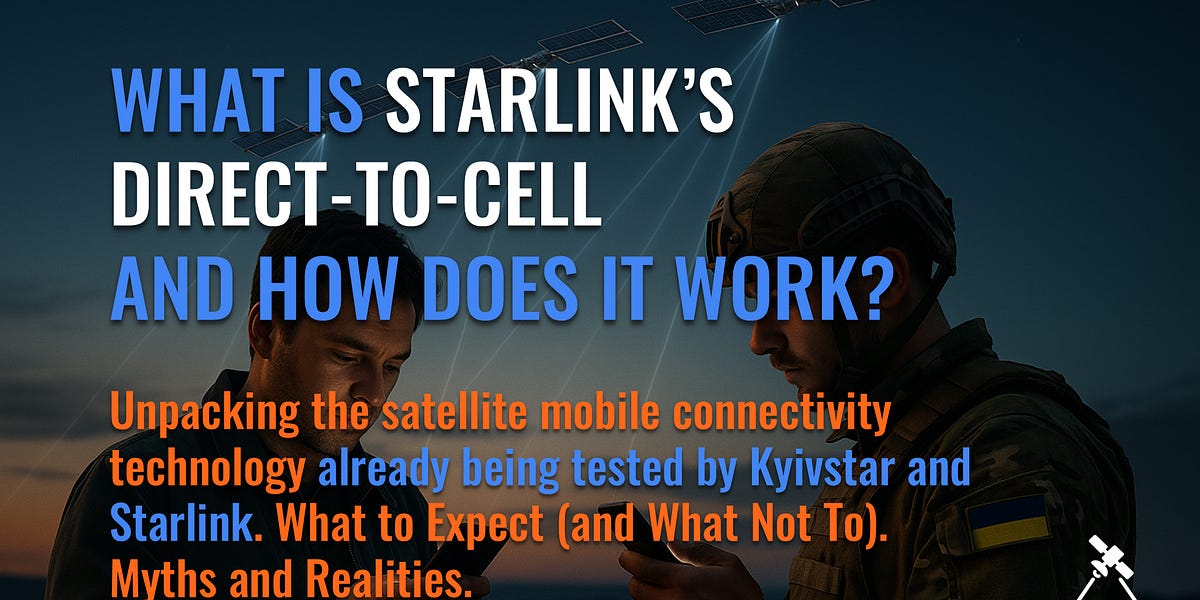 What is Direct-to-Cell from Starlink and how does it work