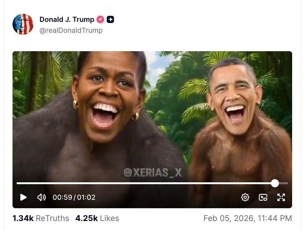 Barack Obama reacts to Donald Trump posting video depicting him and ...