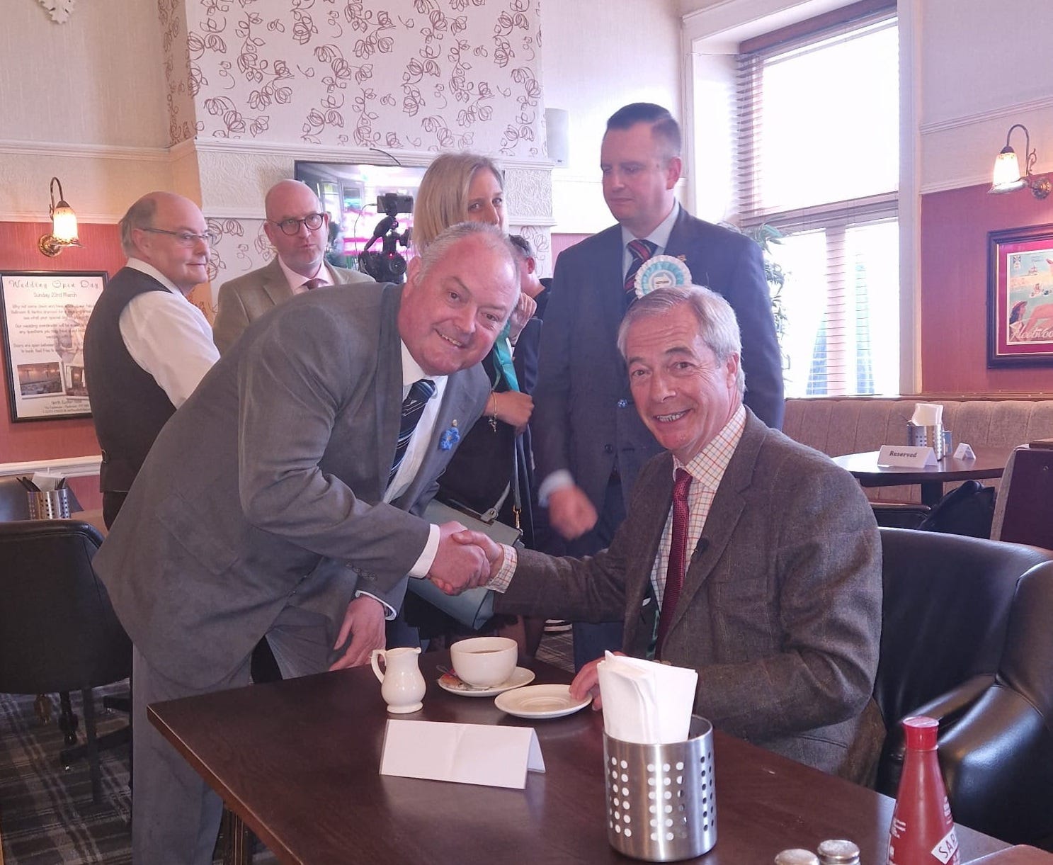 Operators of Reform UK's first pub, where Nigel Farage drank last week ...