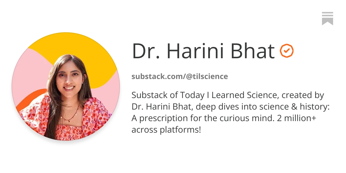 Dr. Harini Bhat | Substack