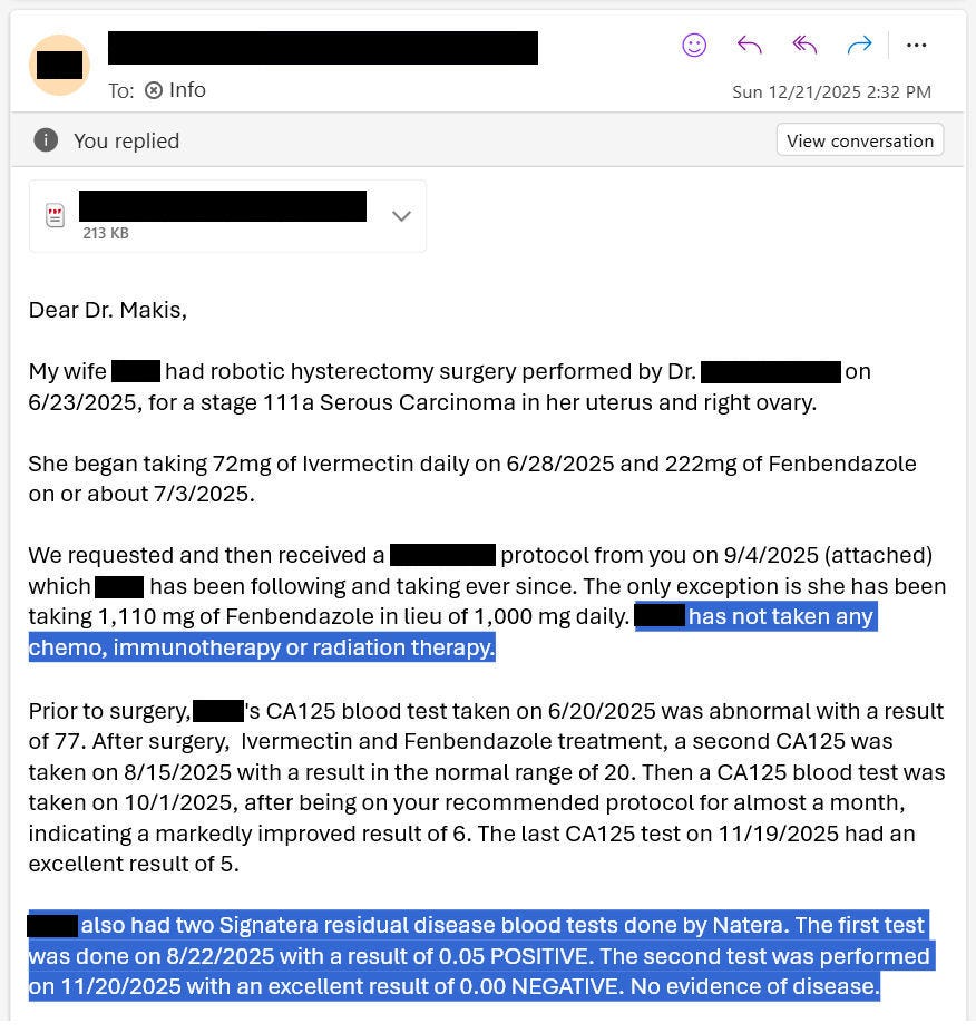 IVERMECTIN and FENBENDAZOLE Testimonial - 68 year old Louisiana woman ...