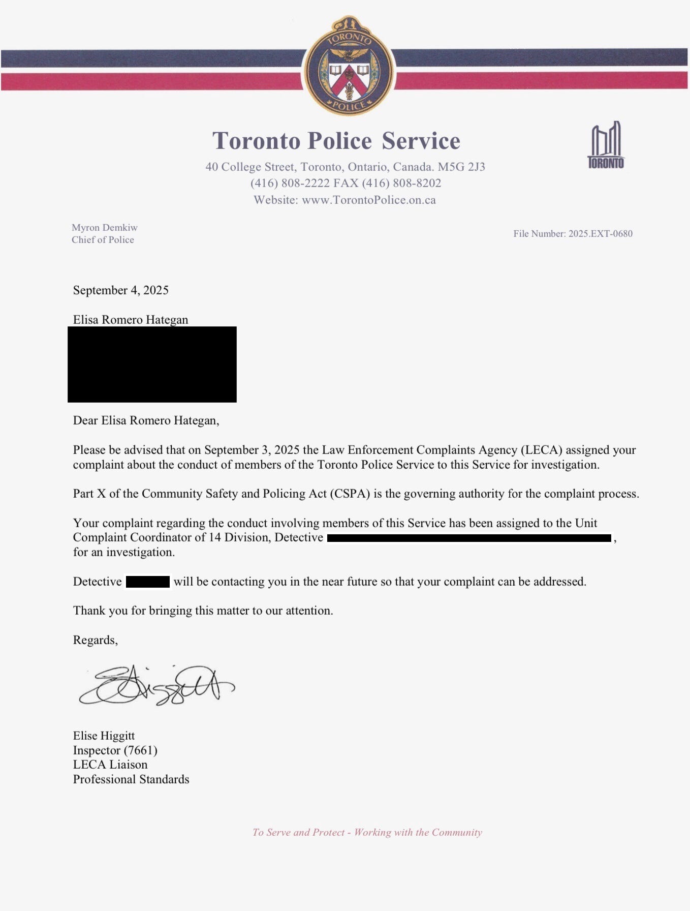 BREAKING: A Police Investigation into my wrongful arrests has begun