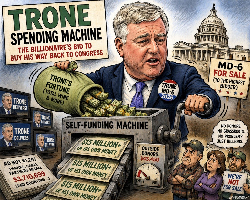 Trone Spending Machine: The Billionaire's Bid to Buy His Way Back to ...