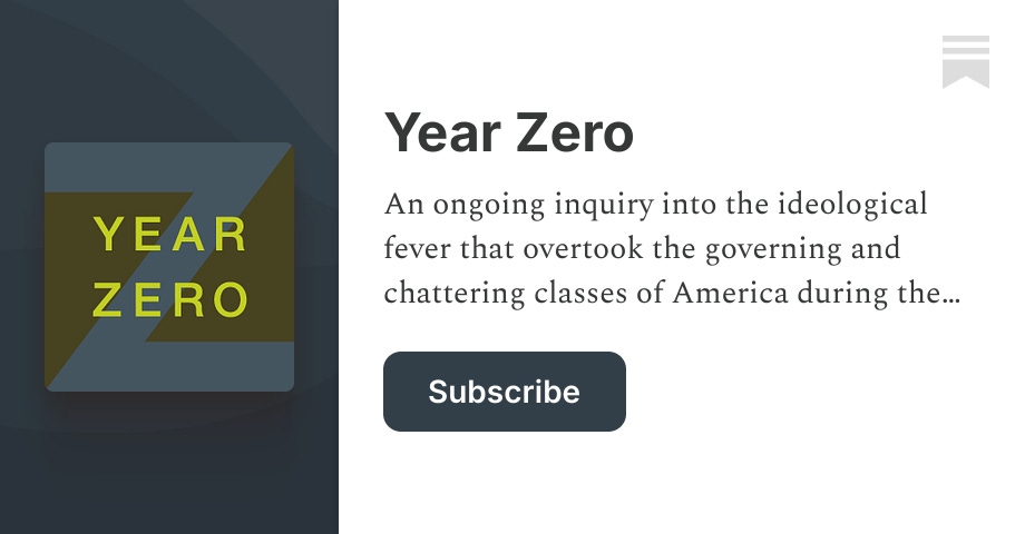 Welcome to Year Zero - by Wesley Yang - Year Zero