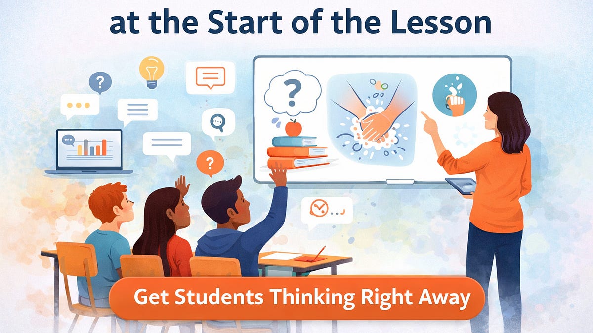 Why the First Five Minutes of Your Lesson Matter More Than You Think