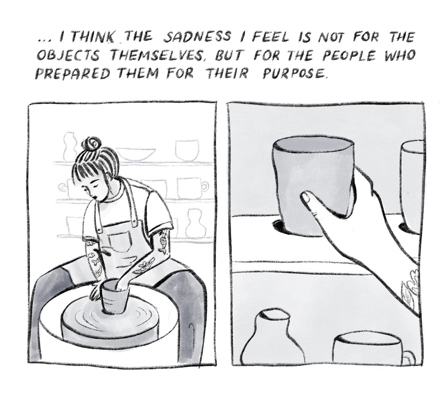 Feeling sadness for objects - by Michelle Reijngoud