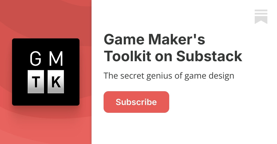 Game Maker's Toolkit on Substack | Mark Brown | Substack