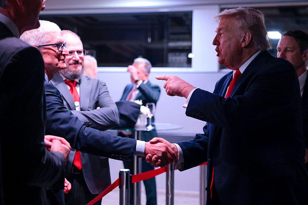 Tim Cook’s parties with Trump hours after Pretti killing