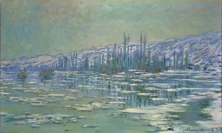Winter according to Monet - artplace
