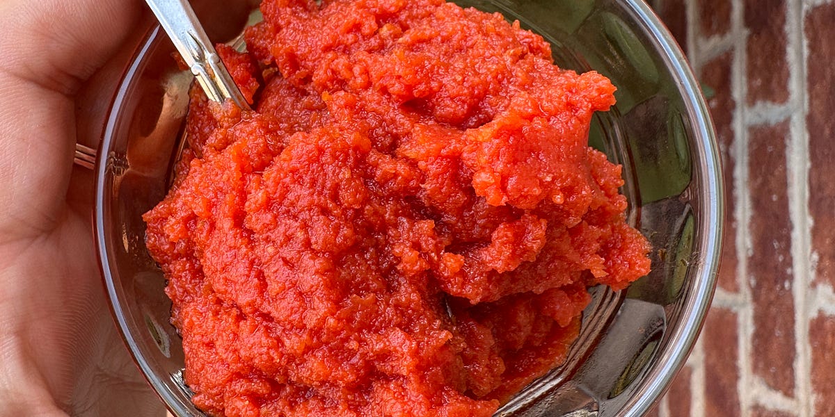 homemade tomato paste