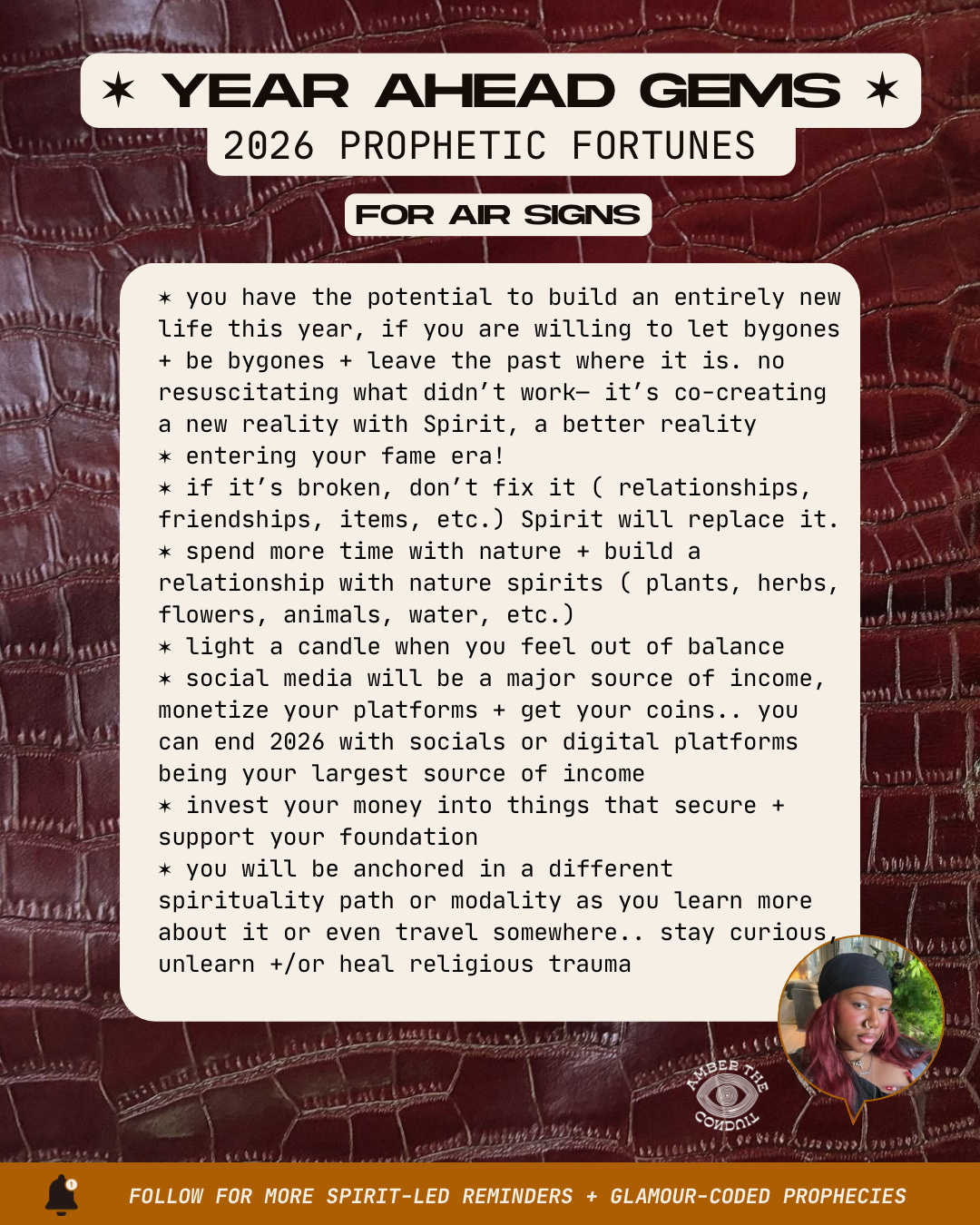 Amber the Conduit (@ambertheconduit): " YEAR AHEAD GEMS FOR ALL SIGNS ...