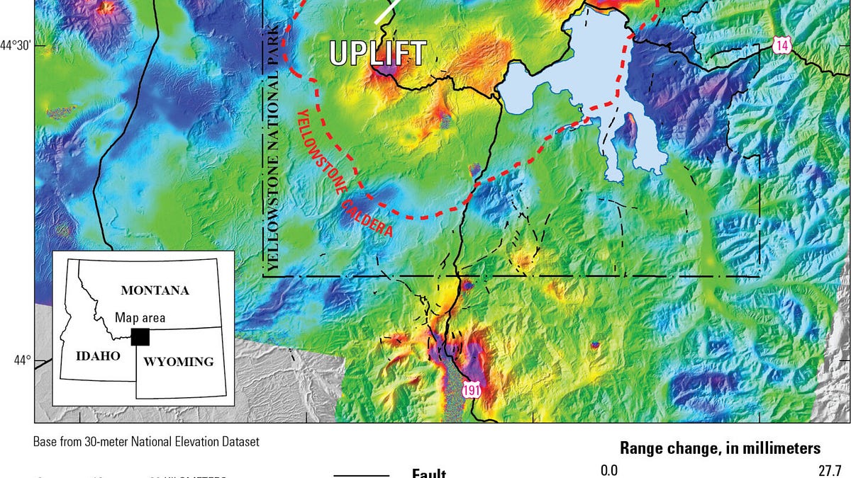 Yellowstone Park’s Uplift is Back as Ground Near Norris Geyser Basis ...