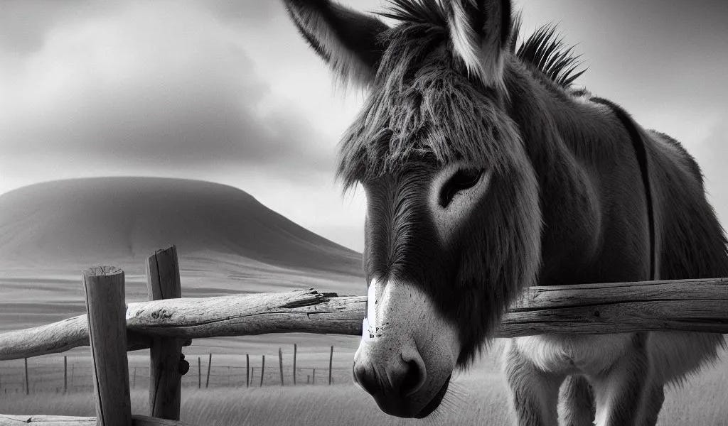 Harry The Donkey - by JD Weldy - JD’s Newsletter