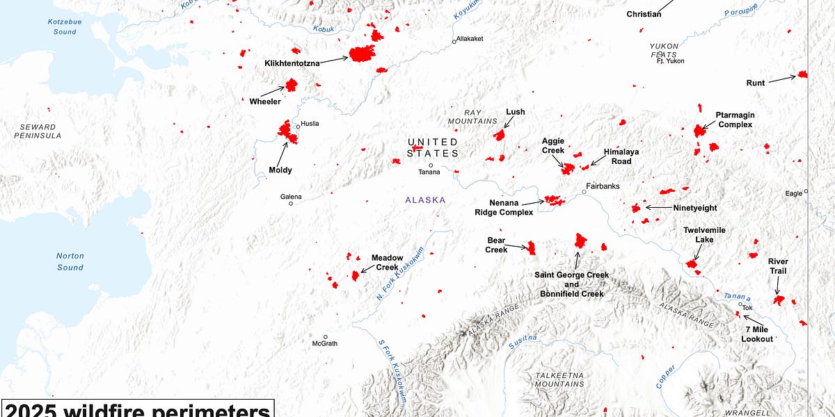 Summer 2025 Northern North America Wildfire