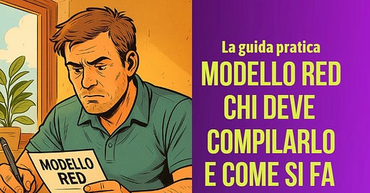 Chi, quando e come deve fare il modello RED?