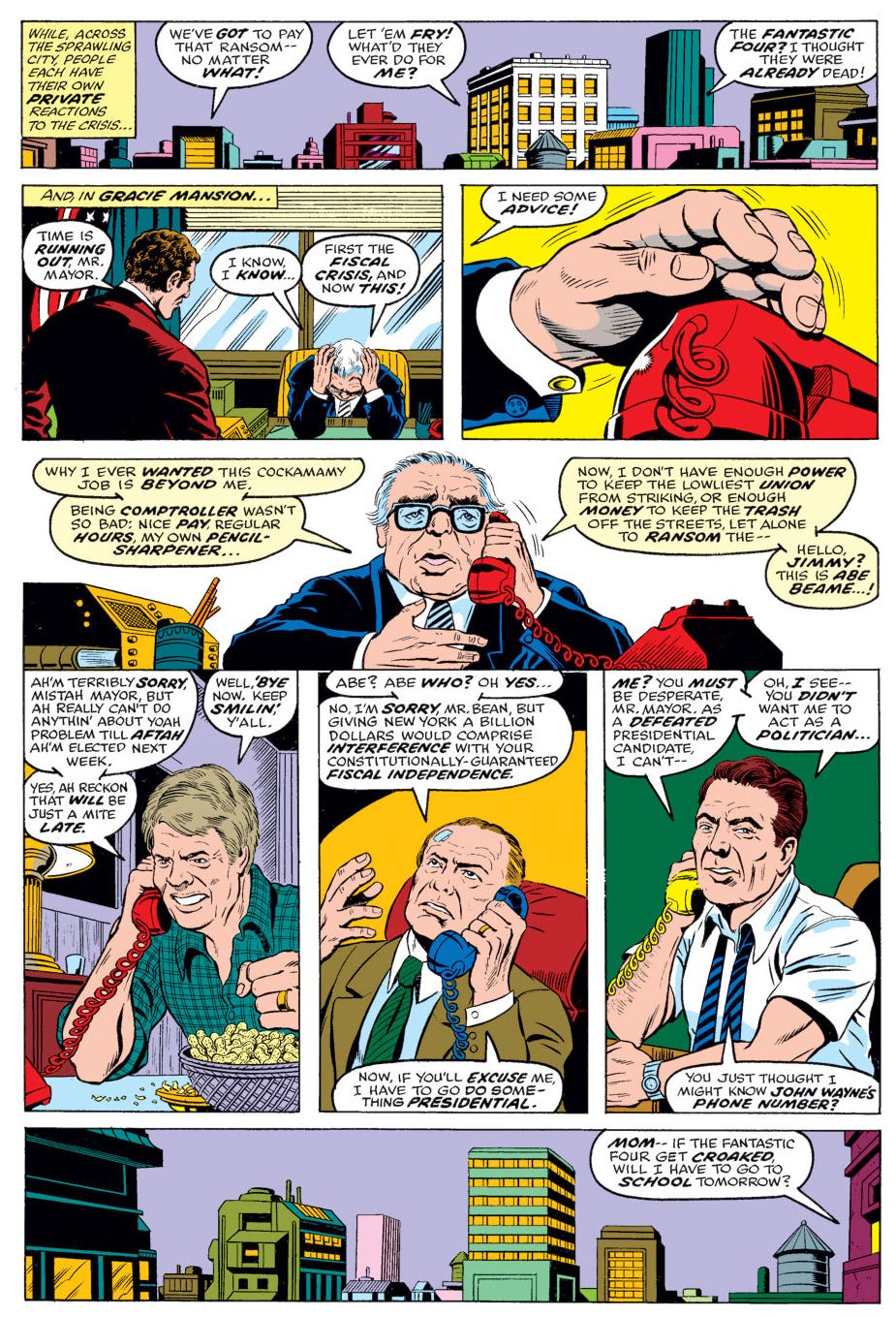 Presidential Comics (2 of 4) - T Campbell's Grid