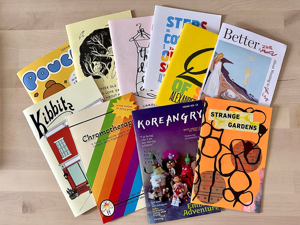 How to make a booklet zine - by Carolyn Yoo - SEE YOU