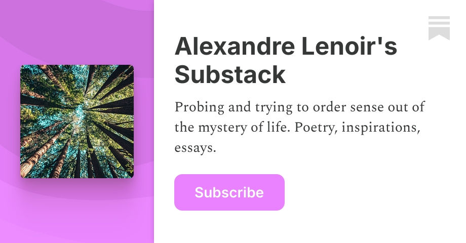 Who am I? - Alexandre Lenoir's Substack
