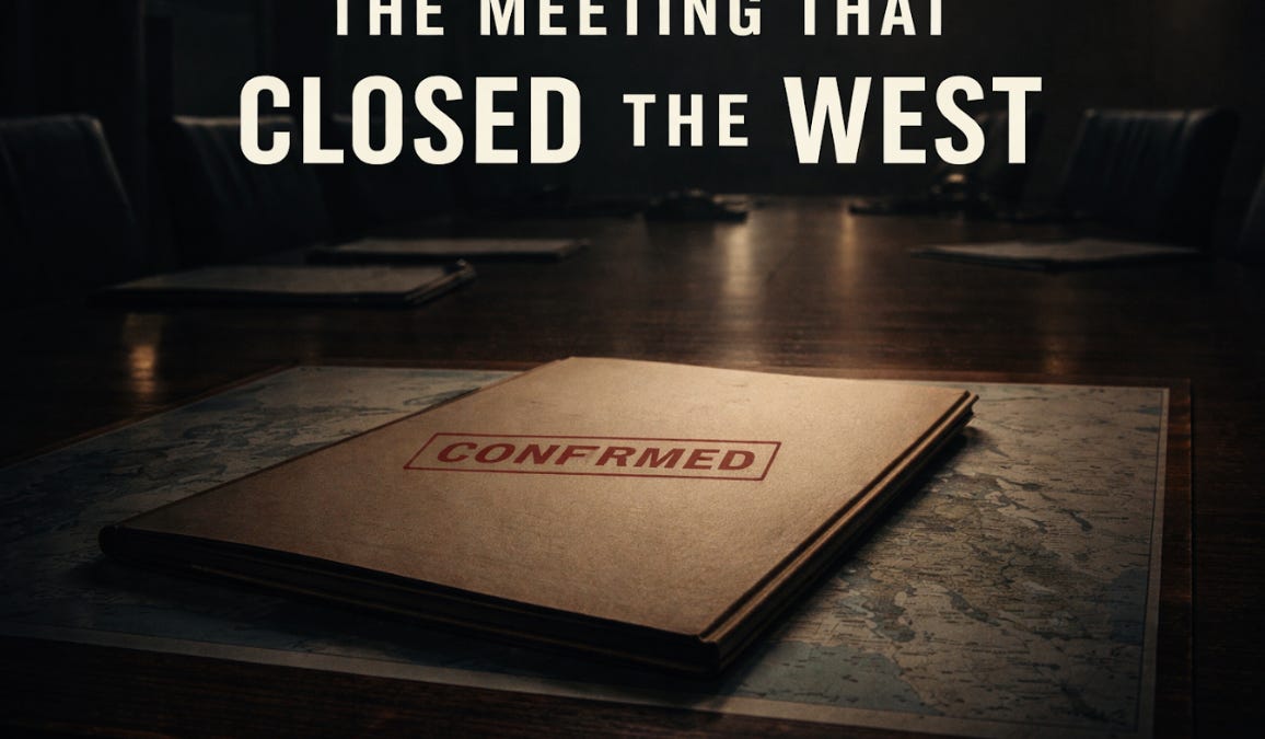 The Meeting That Closed the West - The Iron Quill
