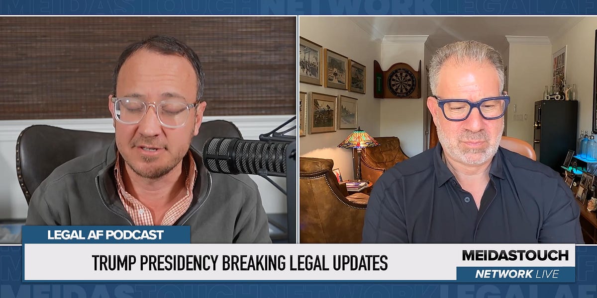 Legal AF Podcast with Michael Popok and Ben Meiselas 1/24/2025 (No-Ads)