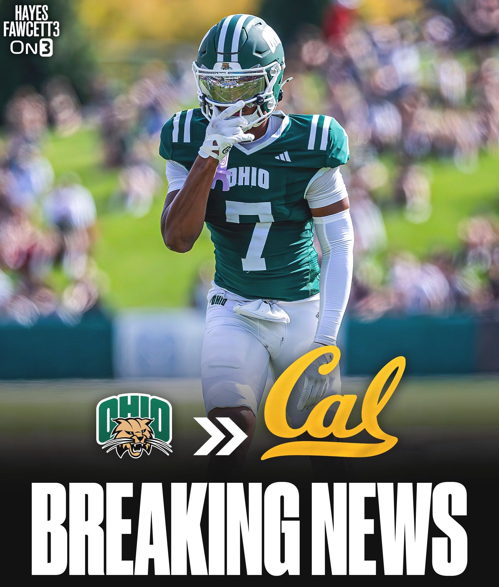 Cal Football Lands Explosive Receiver in Ohio's Chase Hendricks