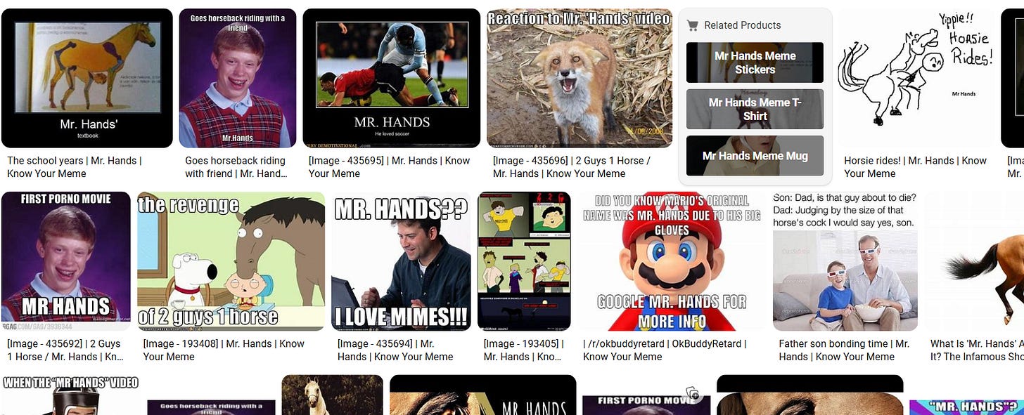 Mr. Hands Made Beastiality Into Meme History