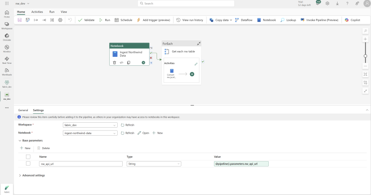 Setting up ingestion with MS Fabric, dltHub, and Lakehouse