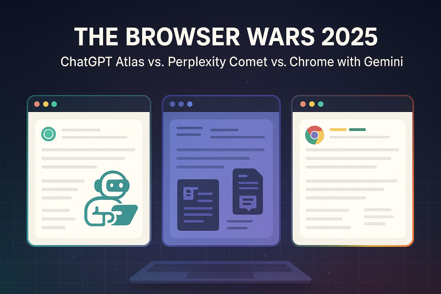 The Browser Wars 2025: ChatGPT Atlas vs. Perplexity Comet vs. Chrome ...