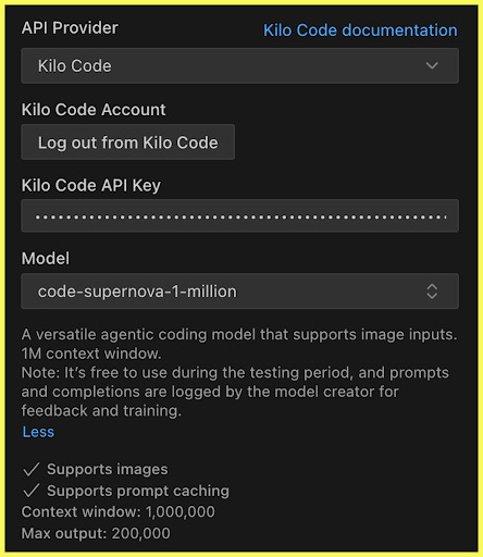 Code Supernova Explodes: Now with a 1 Million Token Context Window!