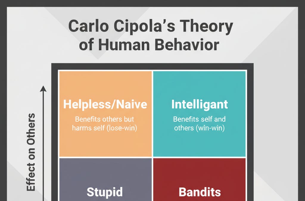 Cipolla’s Basic Laws of Human Stupidity